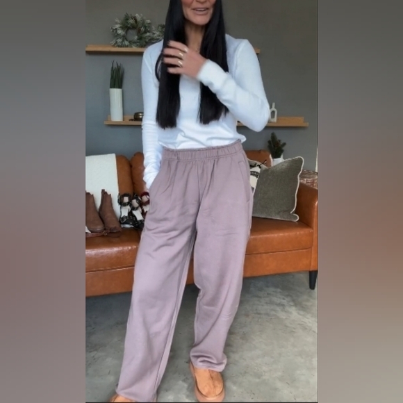 Lily & Lottie | Pants & Jumpsuits | Nwt Lily Lottie Wide Leg Pants Tik ...